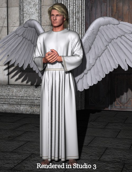 Angelic Dynamic Robe for M4 | Uniforms Costumes for Daz Studio