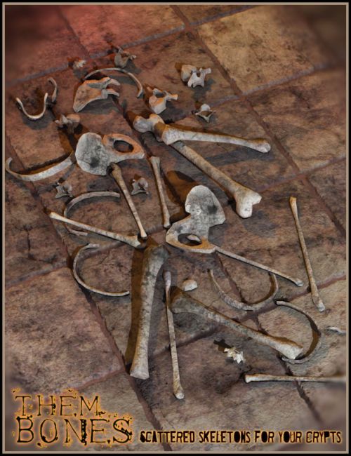 Them Bones | 3d Models for Daz Studio and Poser