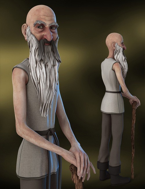 Old Man Rex for Genesis Character | 3d Models for Daz Studio and Poser
