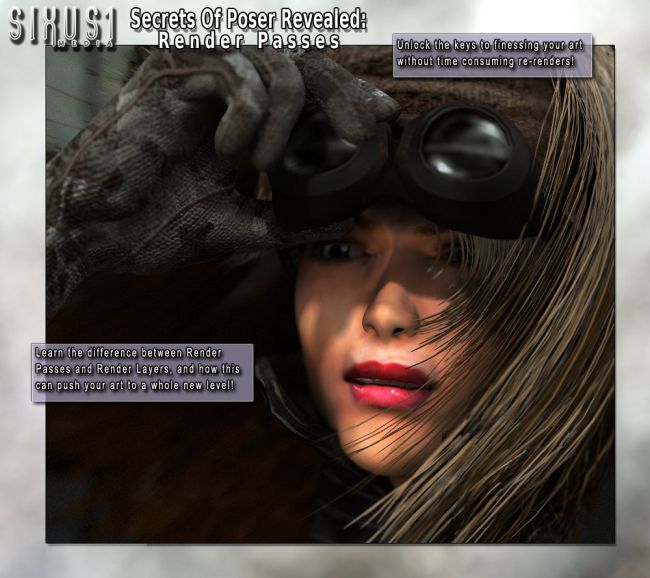 Secrets of Poser Revealed: Render Passes | 3d Models for Daz Studio and ...