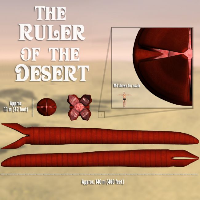Desert Worm | 3d Models for Daz Studio and Poser
