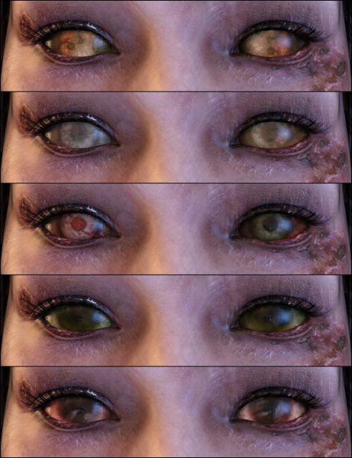 Terror Eyes for Genesis 2 | 3d Models for Daz Studio and Poser