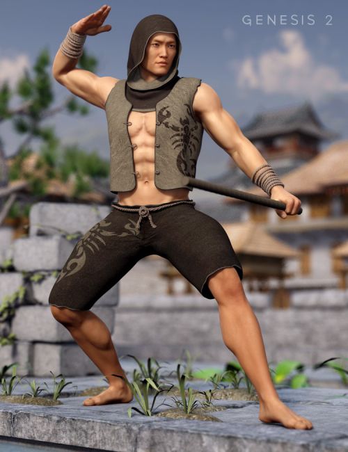 Min Woo Outfit Textures | 3d Models for Daz Studio and Poser