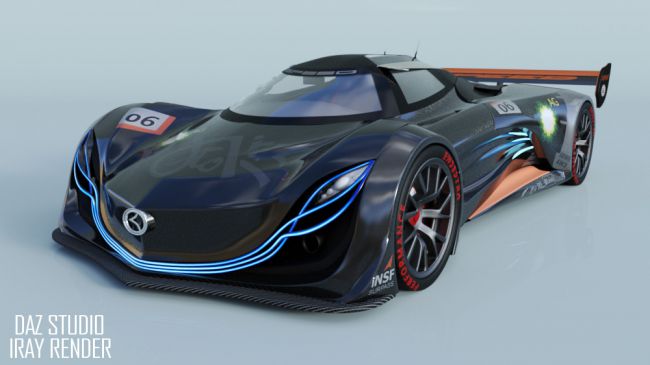 Race Car | 3d Models for Daz Studio and Poser