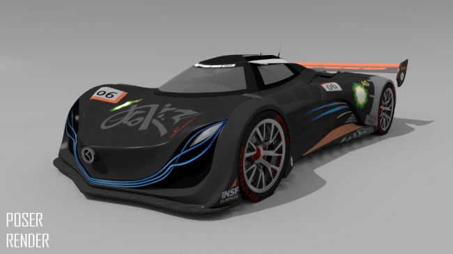Race Car | 3d Models for Daz Studio and Poser