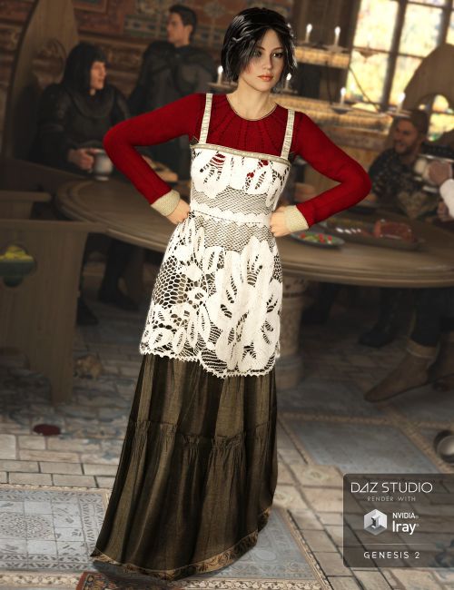 Peasantly Wenched | 3d Models for Daz Studio and Poser