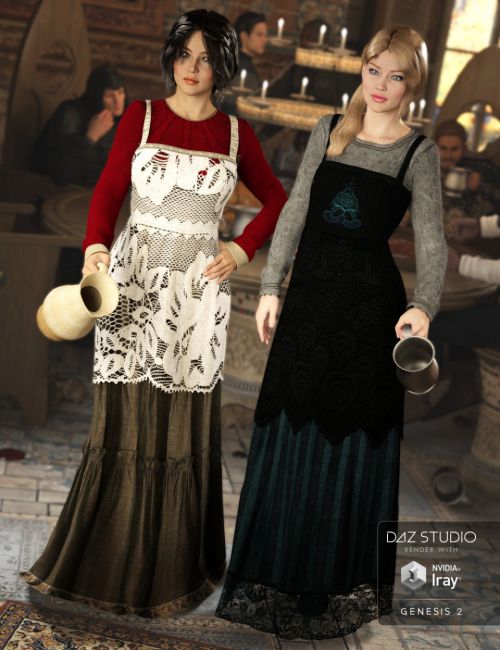 Peasantly Wenched | 3d Models for Daz Studio and Poser