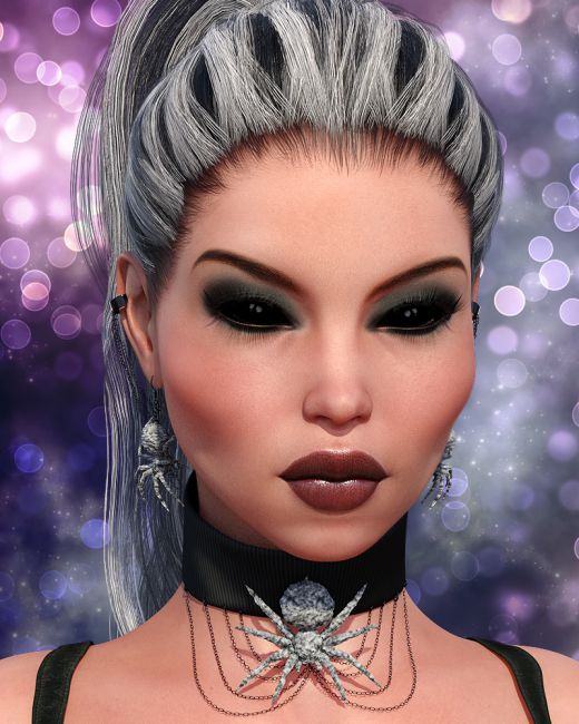 Frightfully Delightful Chokers | 3d Models for Daz Studio and Poser