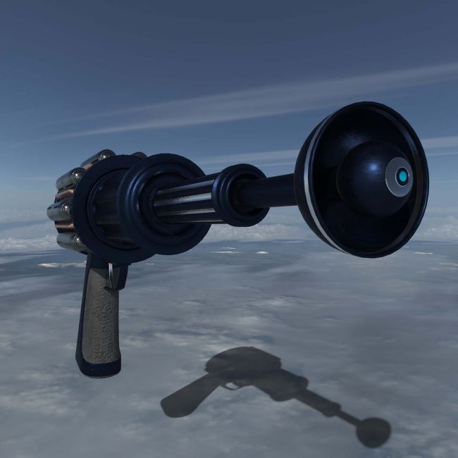 Scifi beam weapon - shrink ray prop - Extended License | 3d Models for ...