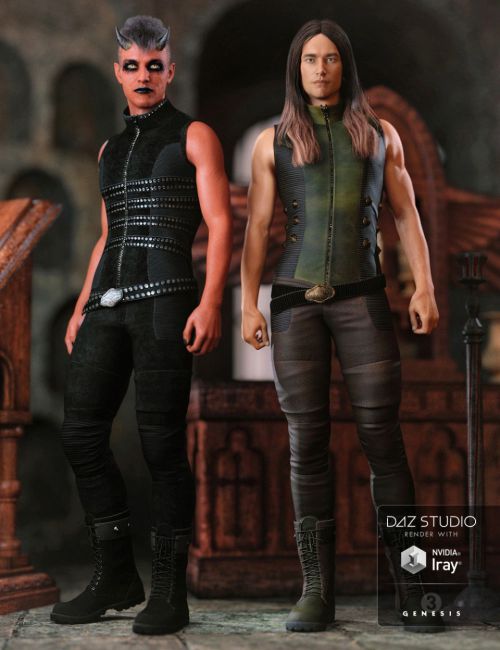 Bad Boy Outfit Textures | 3d Models for Daz Studio and Poser