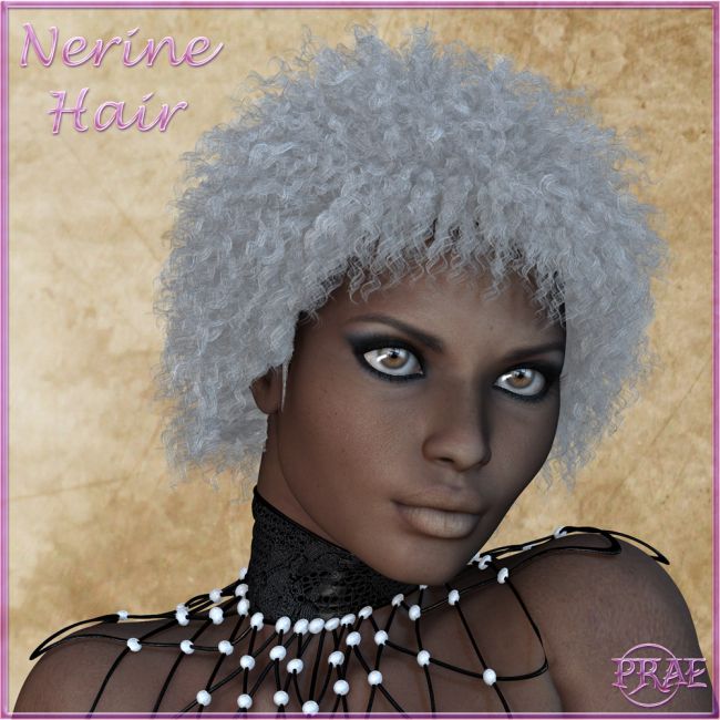Prae-Nerine Hair For Poser | 3d Models for Daz Studio and Poser