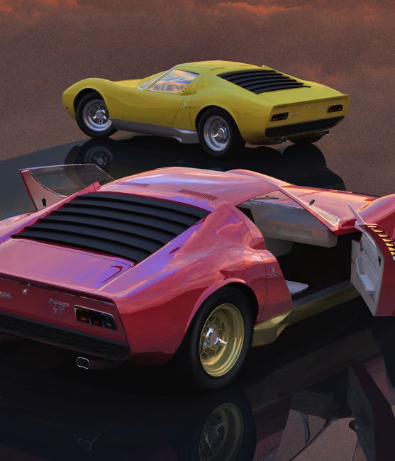 LAMBORGHINI MIURA P400 SV-EXTENDED LICENSE | 3d Models for Daz Studio ...