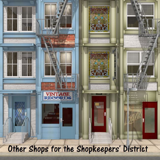 The Shopkeepers District: The Restaurant - Extended License | 3d Models ...