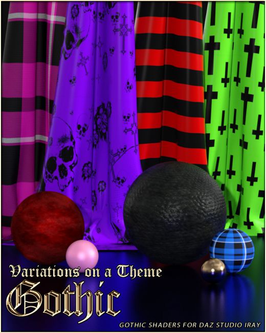 Variations on a Theme - Gothic | 3d Models for Daz Studio and Poser