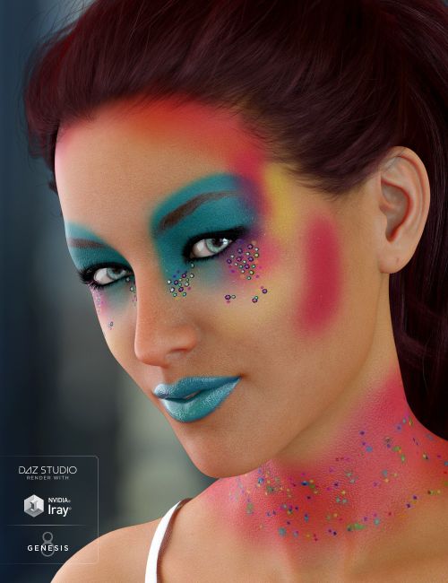 Enchanted Fantasy Makeup for Genesis 8 Female(s) | 3d Models for Daz ...