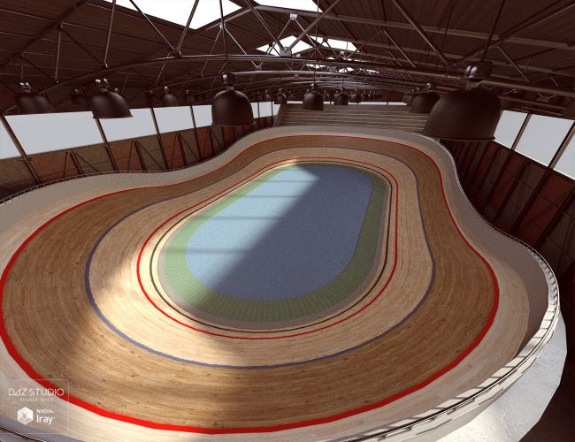 Velodrome Track | 3d Models for Daz Studio and Poser