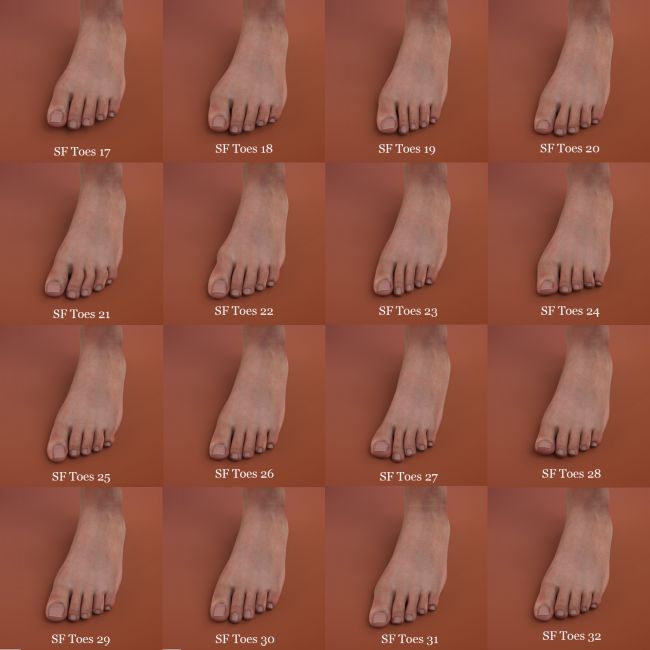 Sweet Feet for G8F | 3d Models for Daz Studio and Poser