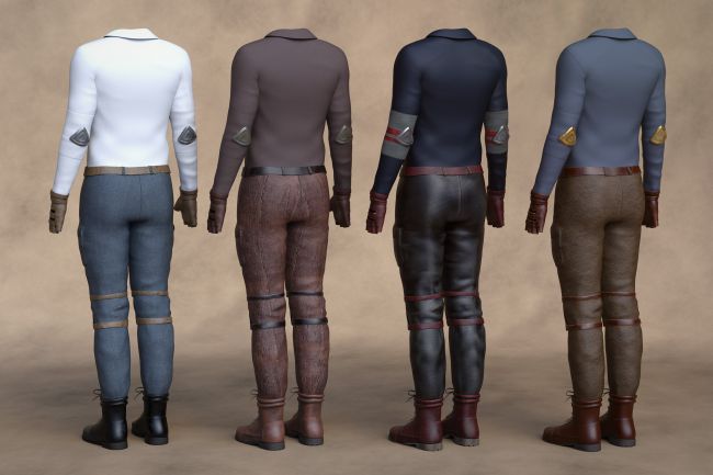 Alpha Team Outfit Textures | 3d Models for Daz Studio and Poser