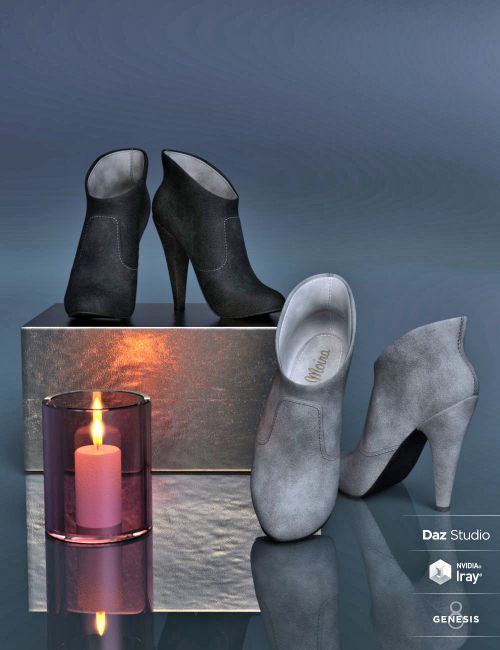 Moira Ankle Boots for Genesis 8 Female(s) | 3d Models for Daz Studio ...