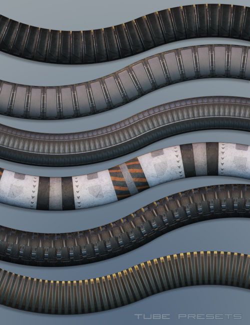 Flex Pipes | 3d Models for Daz Studio and Poser