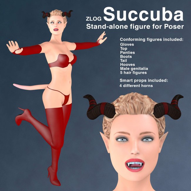 Zlog Succuba For Poser