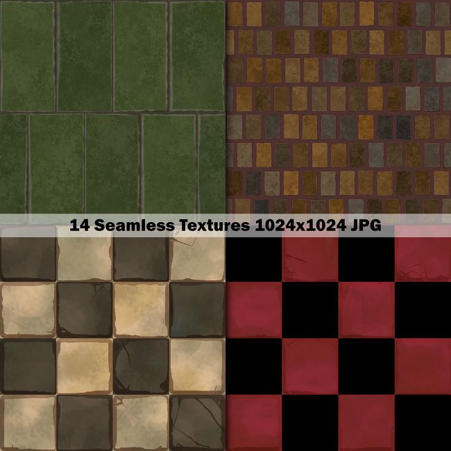 Floor Textures MR | 3d Models for Daz Studio and Poser