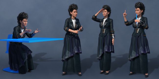 Diplomatic Pose Pack for Aubrey 8 and Genesis 8 Female(s) | 3d Models ...