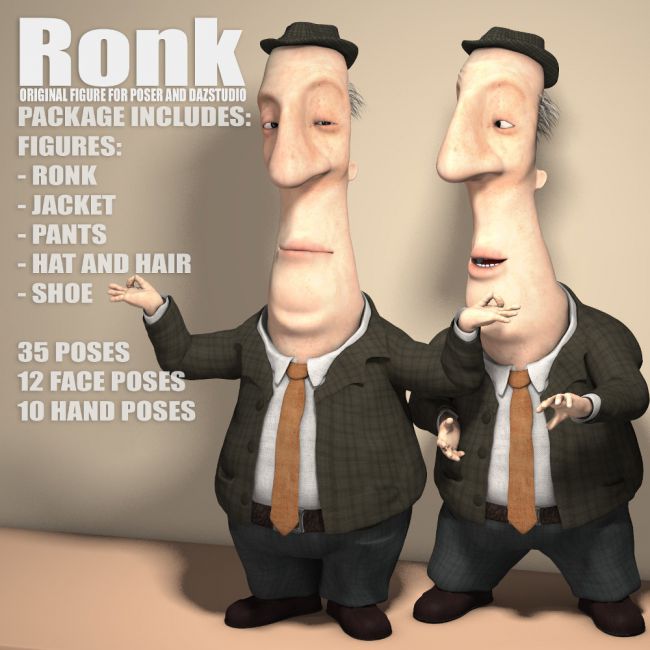 Ronk | 3d Models for Daz Studio and Poser