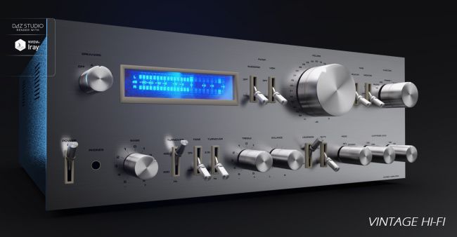 Vintage HI-FI | 3d Models for Daz Studio and Poser