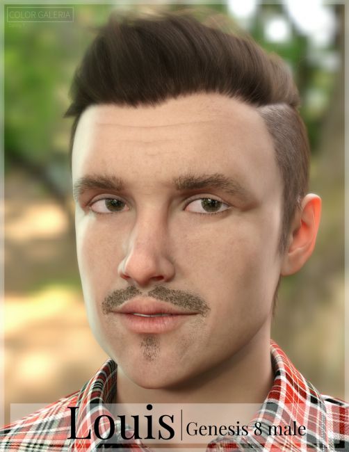 Louis for Genesis 8 Male | 3d Models for Daz Studio and Poser