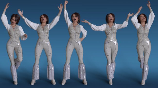 Becs Stage Poses for Genesis 8 Females | 3d Models for Daz Studio and Poser