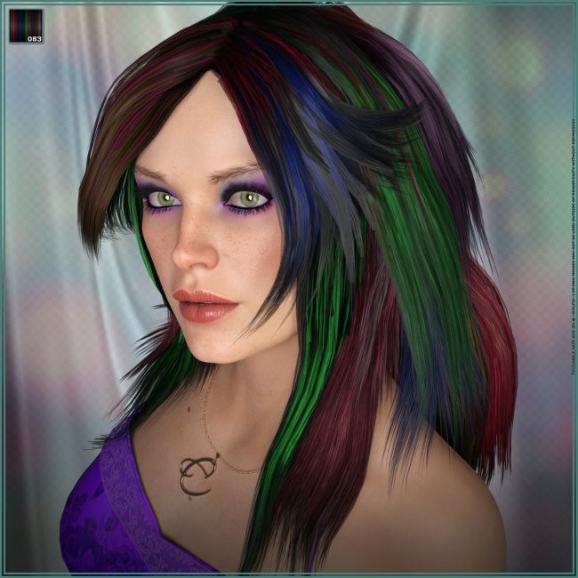 Touchable Cyberpunk Hey Girl | 3d Models for Daz Studio and Poser