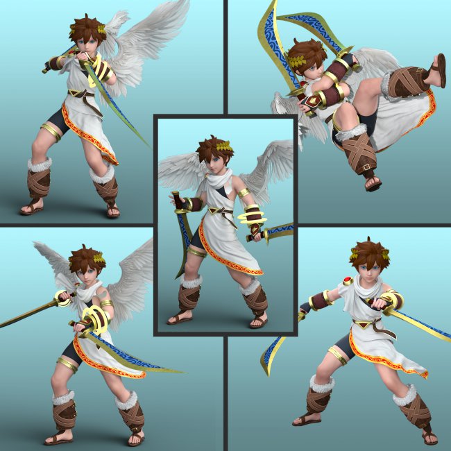 Fantasy Anime Poses X _ Daggers poses for G8F G8M | 3d Models for Daz ...