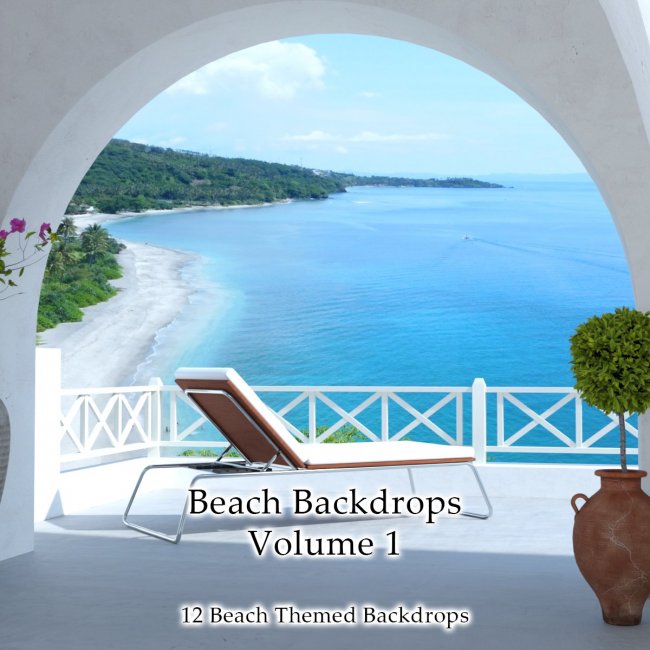 Beach Backdrops Volume 1 | 3d Models for Daz Studio and Poser