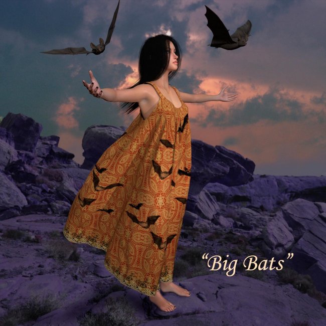 Nyx At Night--New textures for the Nyx Midnight Gown by Rhiannon | 3d ...