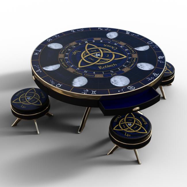 Celtic Tableset | 3d Models for Daz Studio and Poser