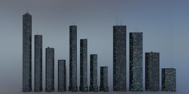 Modular 3D Kits: High Rise Vistas | 3d Models for Daz Studio and Poser