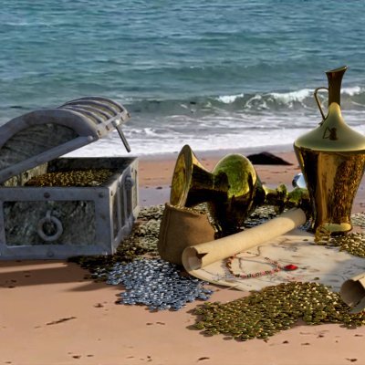 Pirate Treasure For DAZ | 3d Models for Daz Studio and Poser