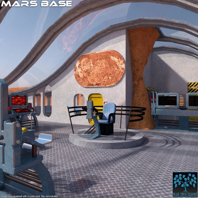 Mars Base for Poser | 3d Models for Daz Studio and Poser