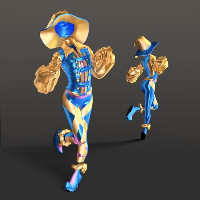 Loly Glitter Wizard for G8F | 3d Models for Daz Studio and Poser