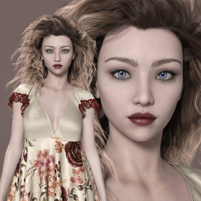 MbM Zoe for Genesis 8 Female | 3d Models for Daz Studio and Poser