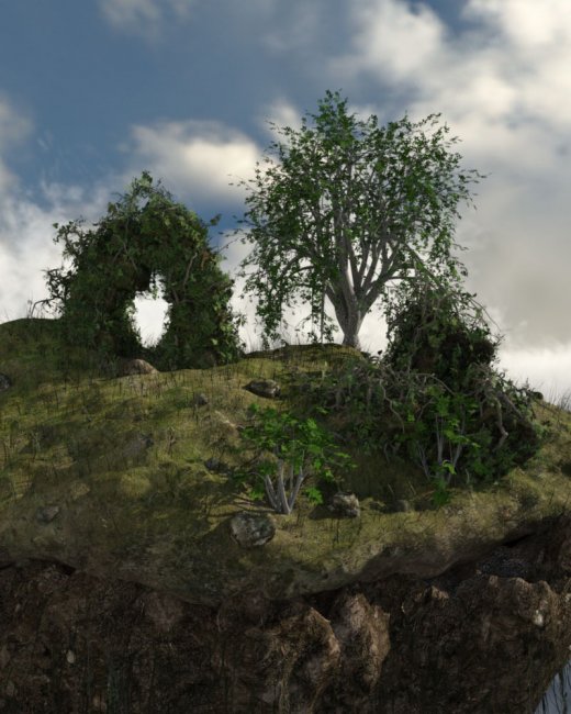 Modular 3D Kits: Floating Worlds | 3d Models for Daz Studio and Poser