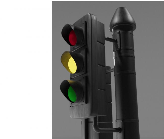 Low Poly Traffic light - Extended License | 3d Models for Daz Studio ...