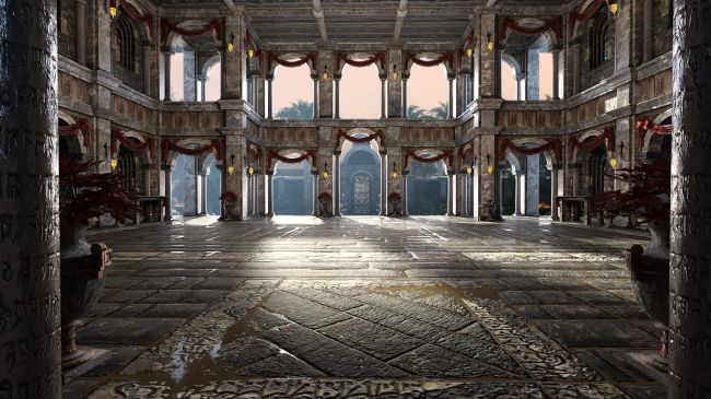 Borgia's Opulent Hall Texture Trifecta | 3d Models for Daz Studio and Poser