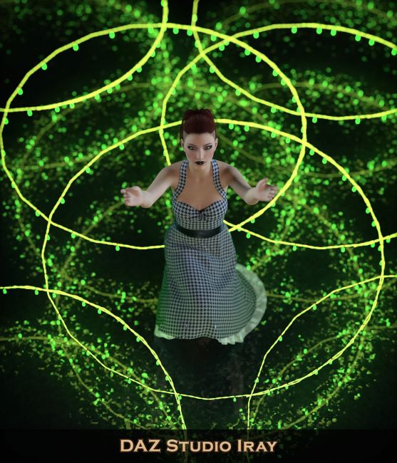 FRQ Props: String Lights | 3d Models for Daz Studio and Poser