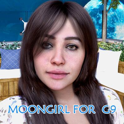 Moongirl for Genesis 9 | 3d Models for Daz Studio and Poser
