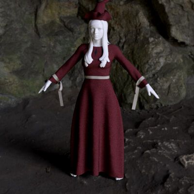 Matoya Outfit FF I Style | 3d Models for Daz Studio and Poser