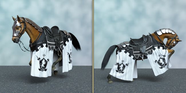 Medieval Fun Horse Poses for Daz Horse 3 | 3d Models for Daz Studio and ...