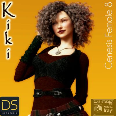 Kiki for Genesis 8 Female(s) | 3d Models for Daz Studio and Poser