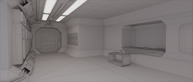 Sci-Fi Rec Room | 3d Models for Daz Studio and Poser